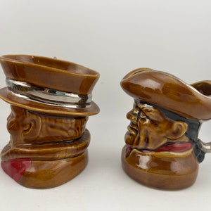 5 Vintage Toby Mug Jug Stein, Lord Nelson Pottery, Vintage Drinking Mug ...