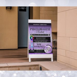 Photo Booth Rental Flyer Template: DIY Event Advertising (canva) - Etsy