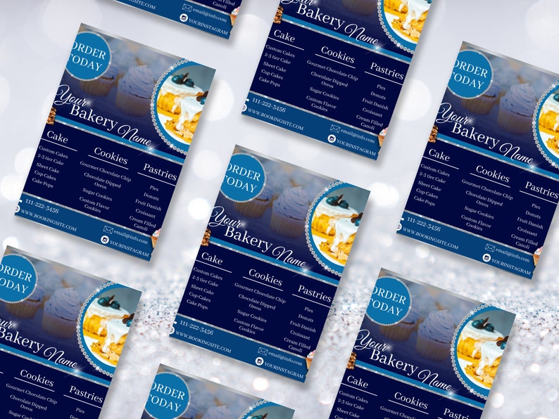 Bakery Flyer Template, Sweet Treats Flyer Template, Cake Sale Flyer ...