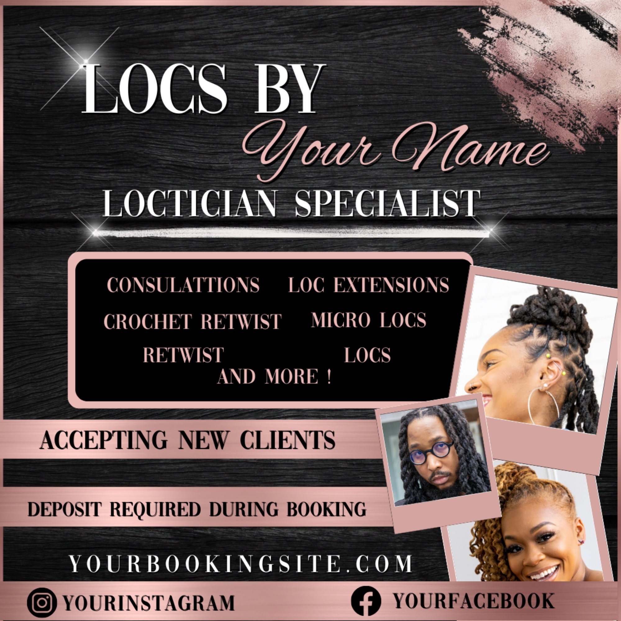Loctitian Flyer, Locs Flyer, Retwist Flyer, Loc Specials, Loc Flyer ...