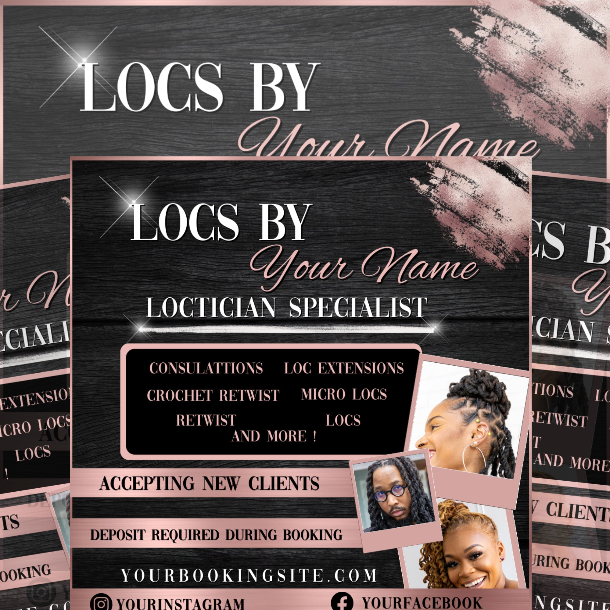 Loctitian Flyer, Locs Flyer, Retwist Flyer, Loc Specials, Loc Flyer ...