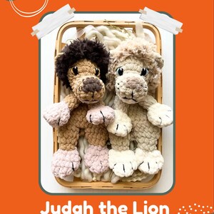 Crochet Judah the Lion Pattern, Crochet Lion Pattern, Lion Amigurumi ...