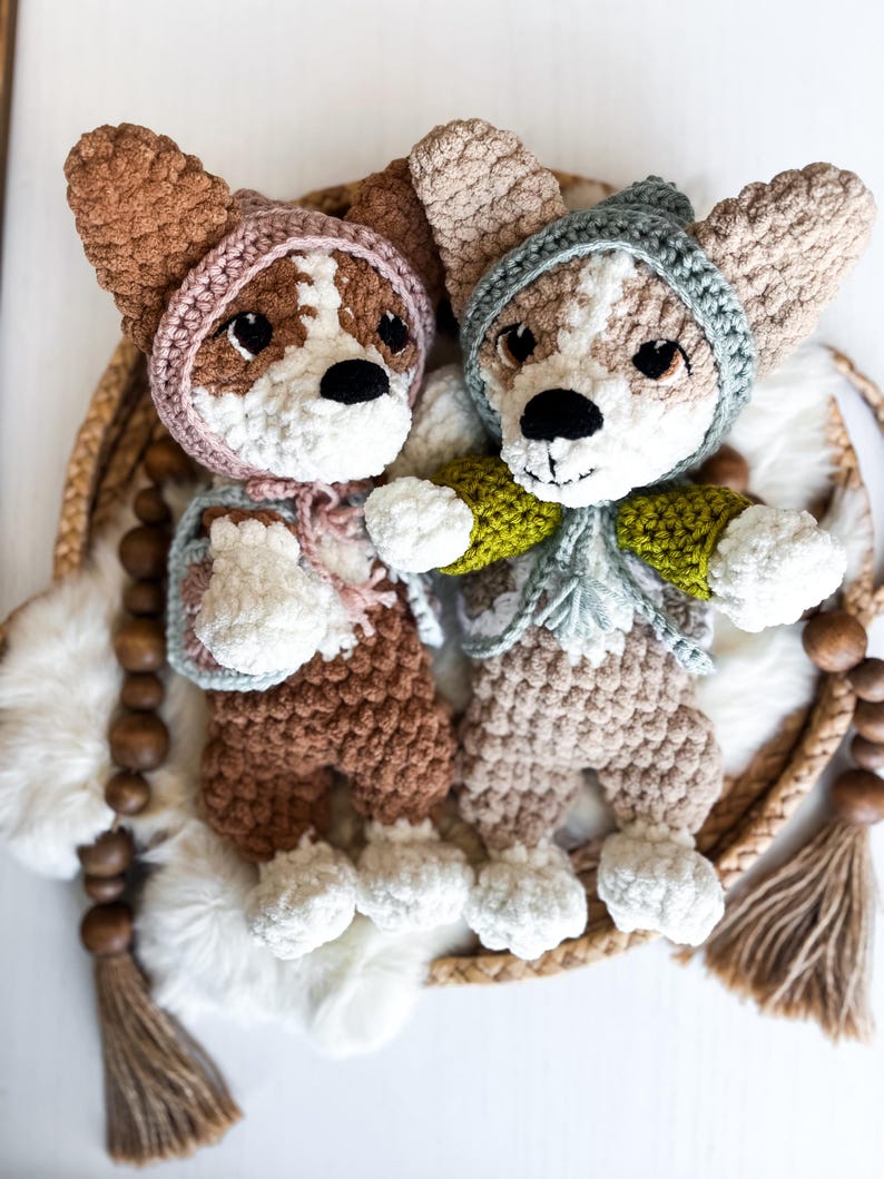 Willow the Corgi Crochet Pattern, Crochet Corgi, Crochet Corgi Dog ...