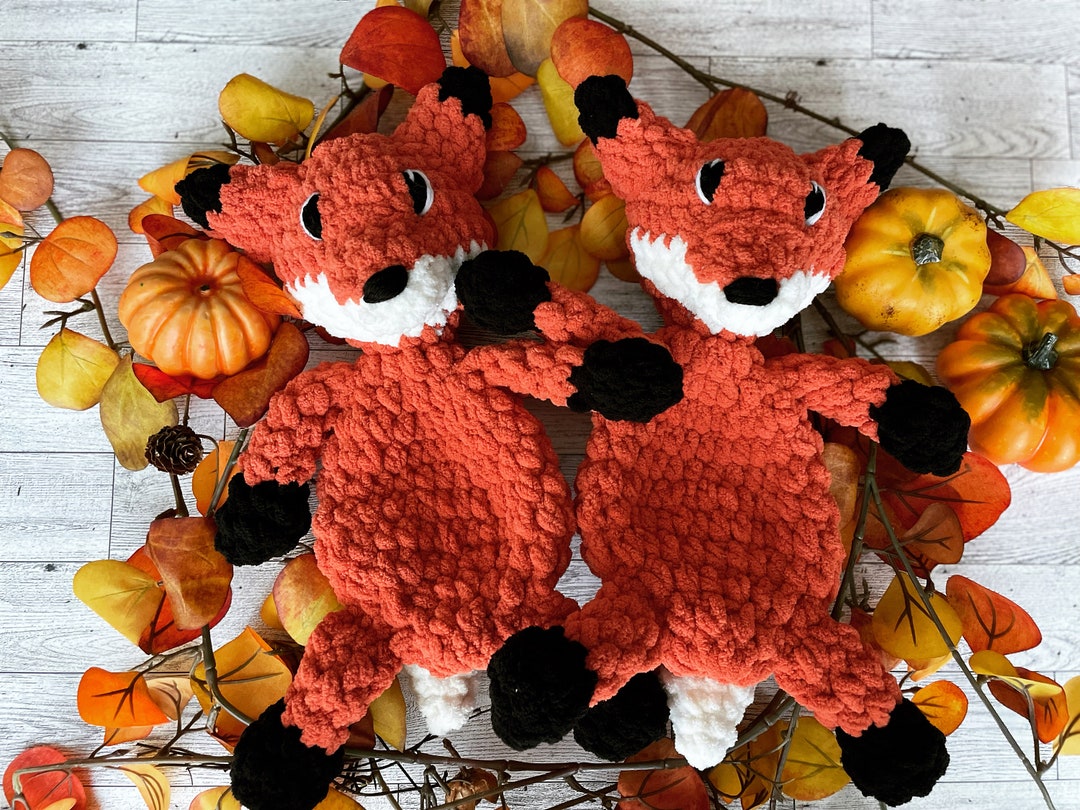 Fergus the Fox CUSTOM Lovey, Crochet Fox, Fox Amigurumi, Fox Baby Gifts ...