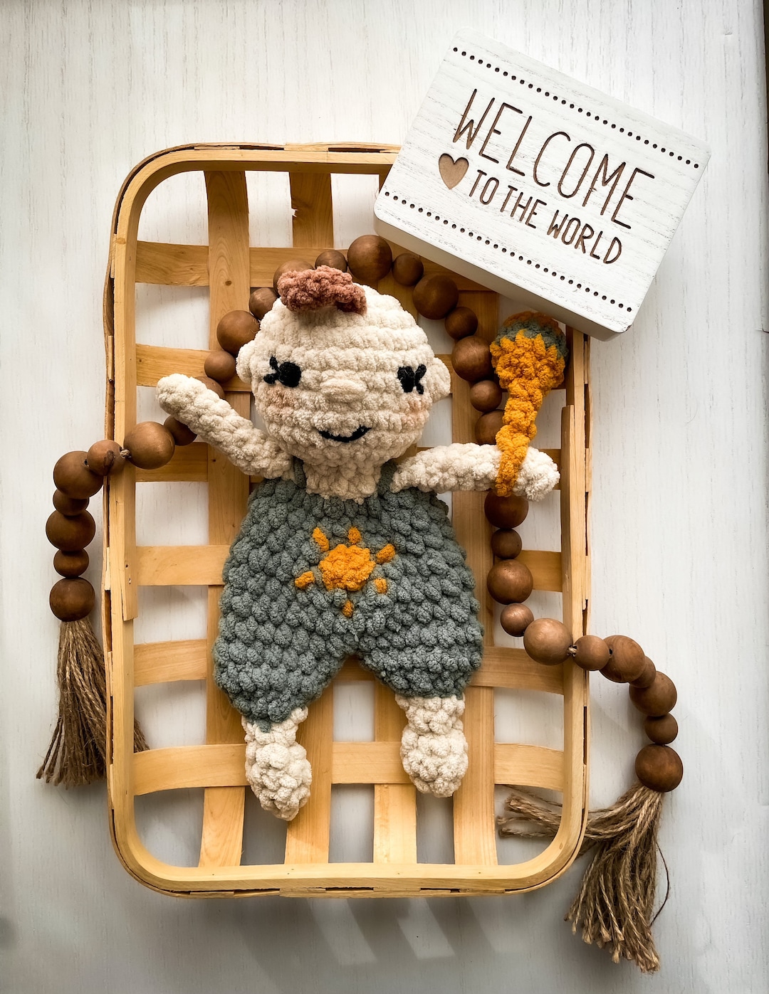 Sweet Pea Baby Doll Lovey, Crochet Doll, Doll Amigurumi, Doll Baby ...