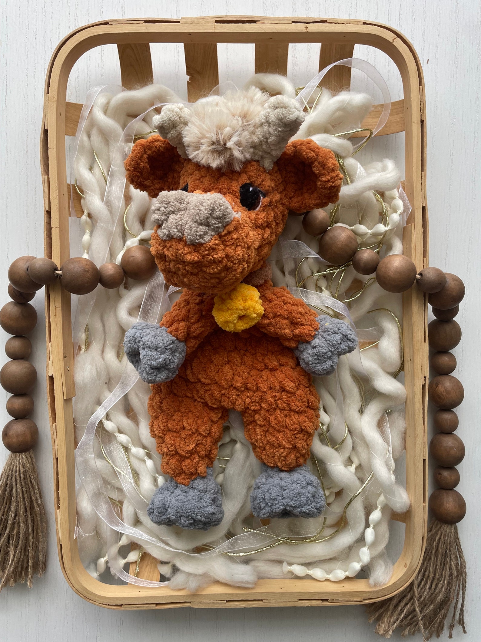Crochet Mary Lou the Cow Pattern, Crochet Cow Pattern, Cow Amigurumi ...