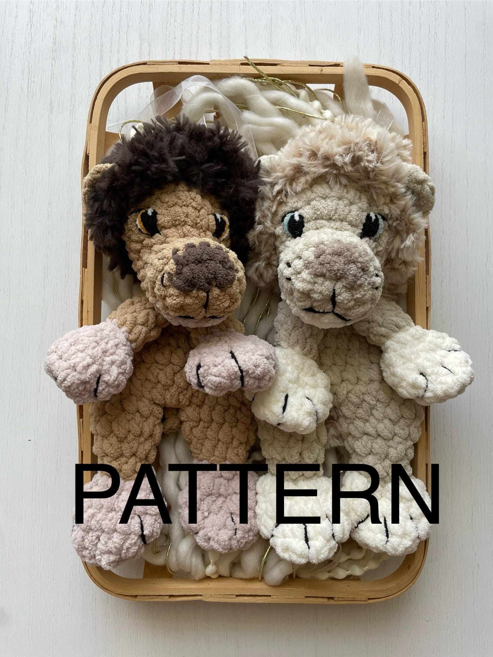 Crochet Judah the Lion Pattern, Crochet Lion Pattern, Lion Amigurumi ...
