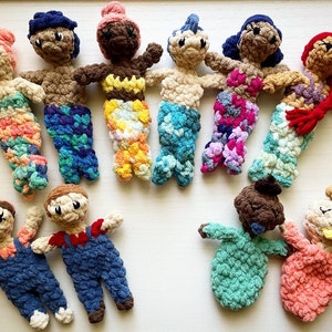 The Scrappy People PATTERN, Amigurumi Mermaid, Amigurumi Baby Doll ...