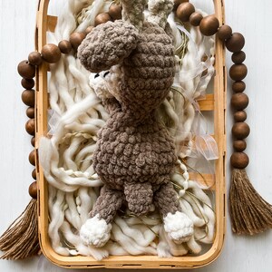 Dixie the Deer Lovey CUSTOM, Crochet Deer, Deer Plushie, Deer Amigurumi ...
