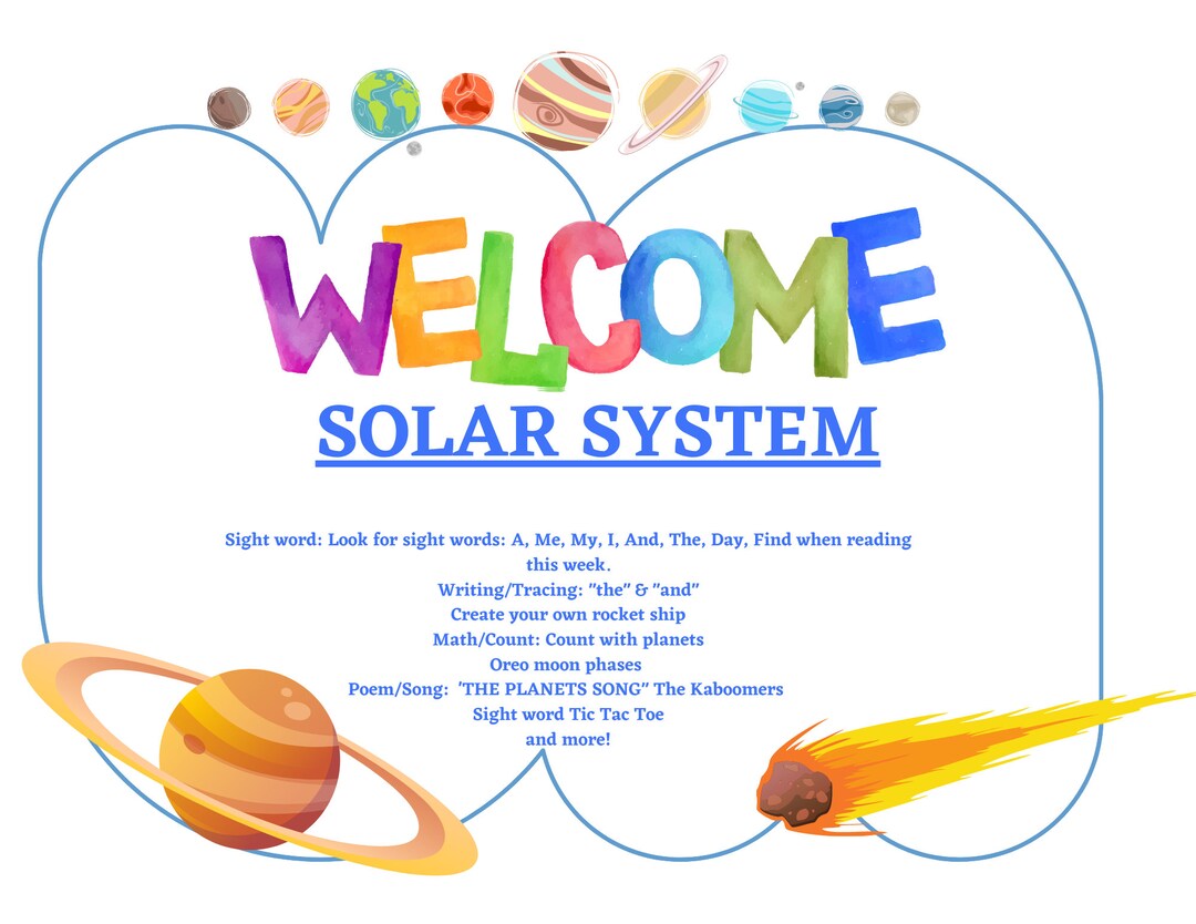 THE BEST Solar System Unit Study for Homeschooling - Etsy