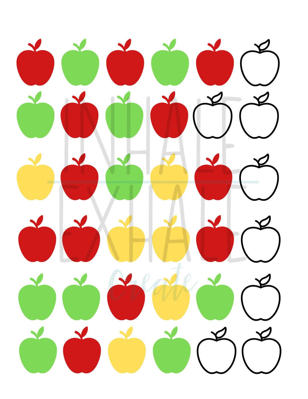 Apple Patterns PDF - Etsy