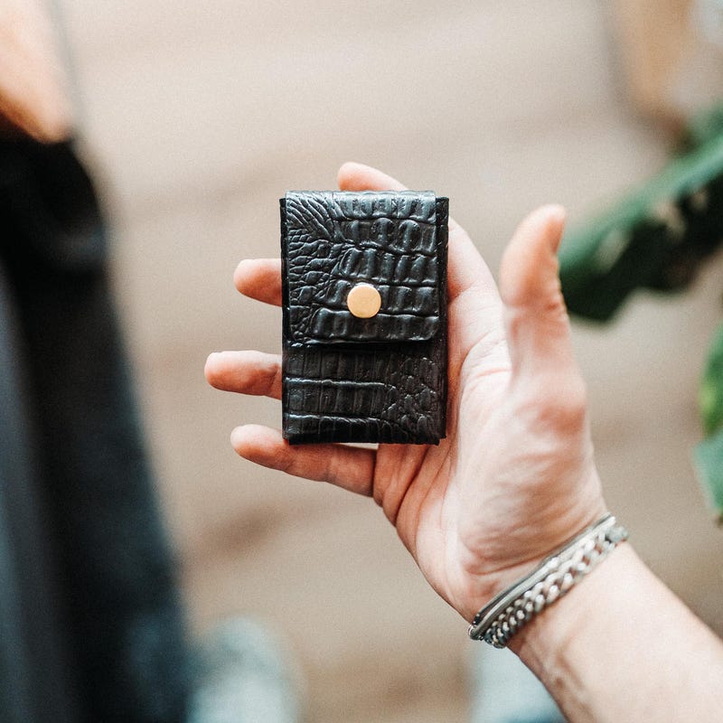 Crocodile Wallet Vintage - Etsy