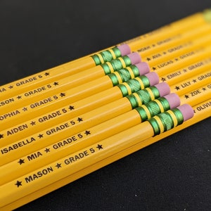 BULK Ticonderoga Pencils Personalized Pencils for Teachers CLASS SET ...