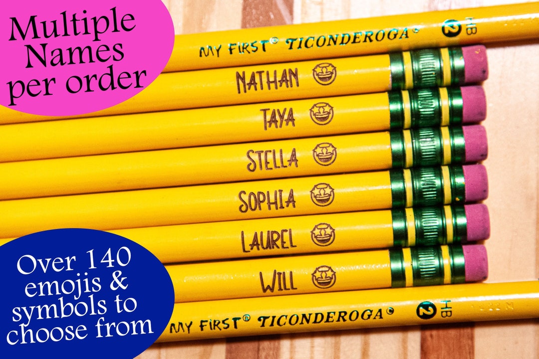 CLASS SET | My First Ticonderoga Beginners Personalized Oversized ...