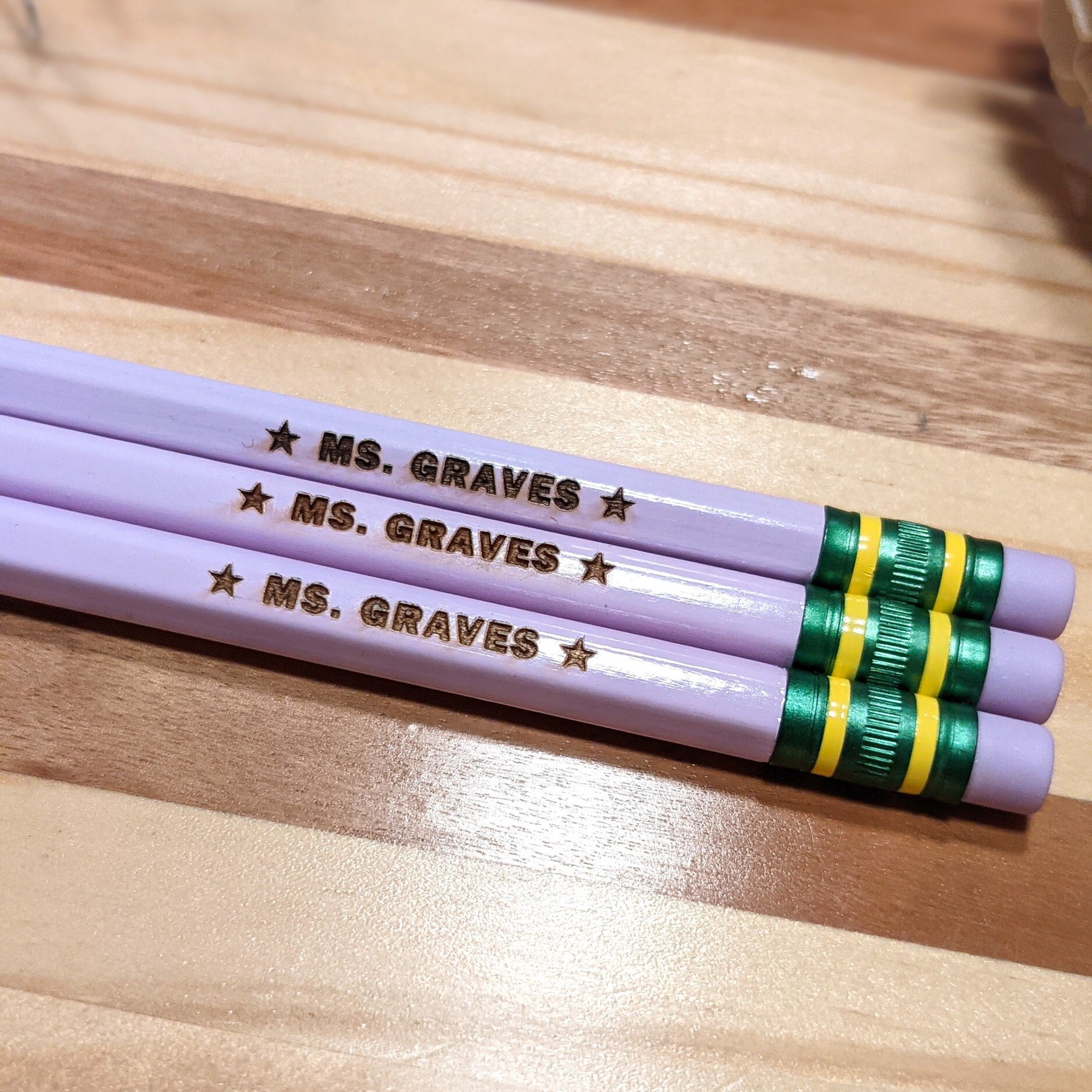 ALL PURPLE Personalized Pencils Ticonderoga Pastel Pre-sharpened ...