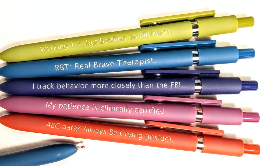 RBT Registered Behavior Technician Personalized Pens｜set of 5 Custom ...