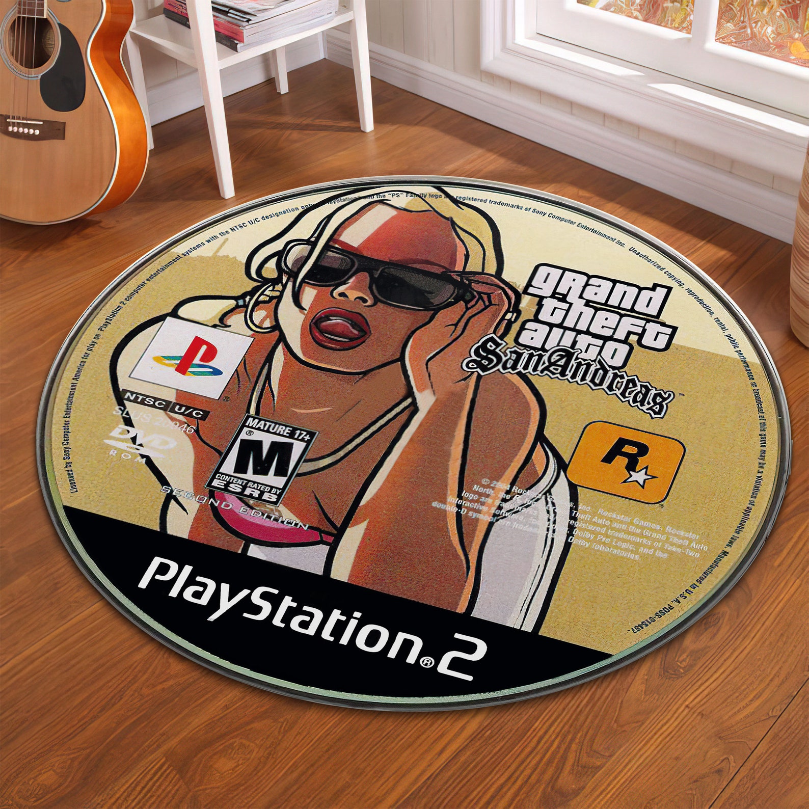 GTA Rug Popular Game Rug CD Rug Gift for Gamer Grand Theft - Etsy