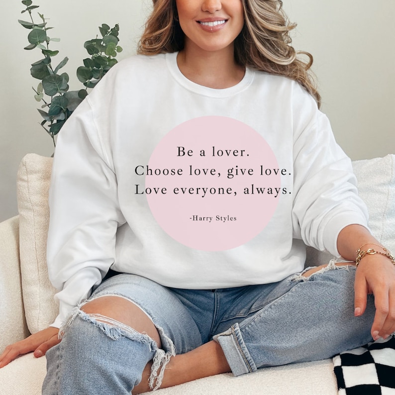 Vsco Girl Sweater, Gift Ideas for Her, Harry Styles Sweatshirt,crewneck ...