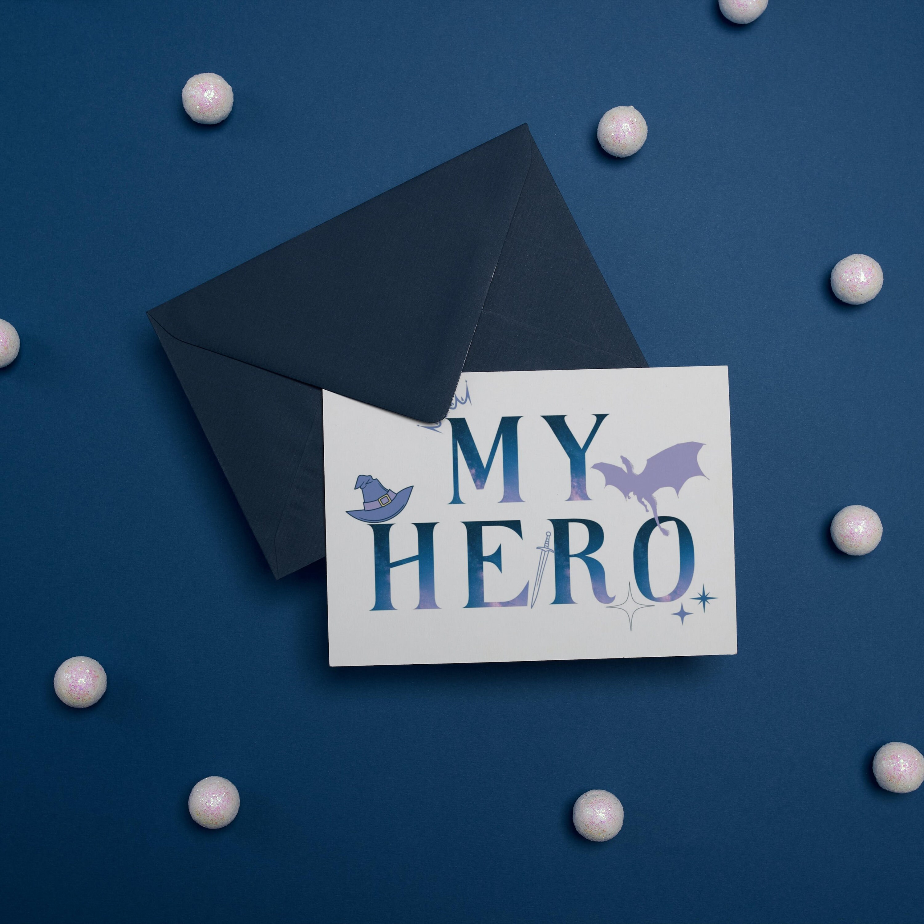 Printable My Hero Father's Day Card,dragon Art Card for Daddy,hero ...