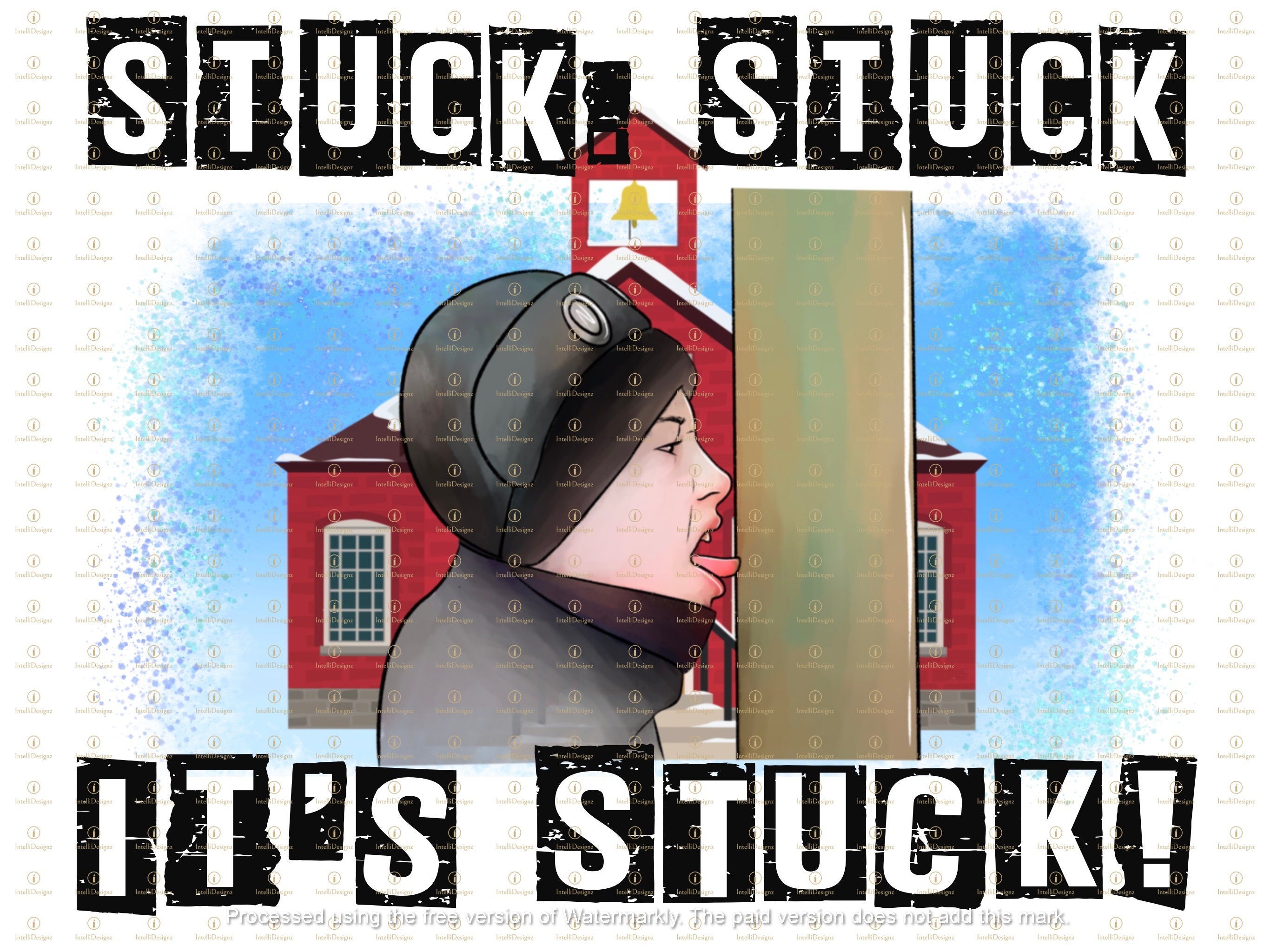 It's Stuck Christmas Movie School Yard Dare Png for Sublimation ...