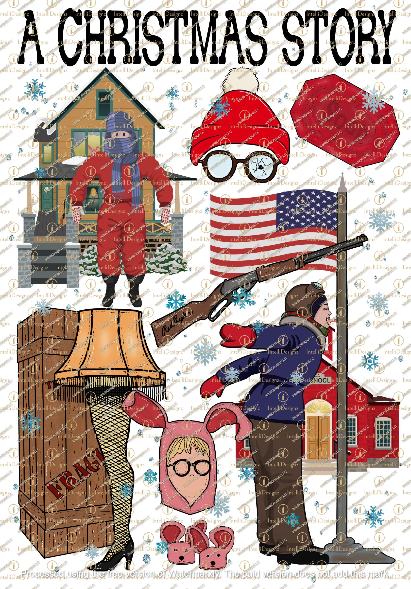 Funny Christmas Story Chart Png, 90s A Christmas, Holiday Movie Png ...