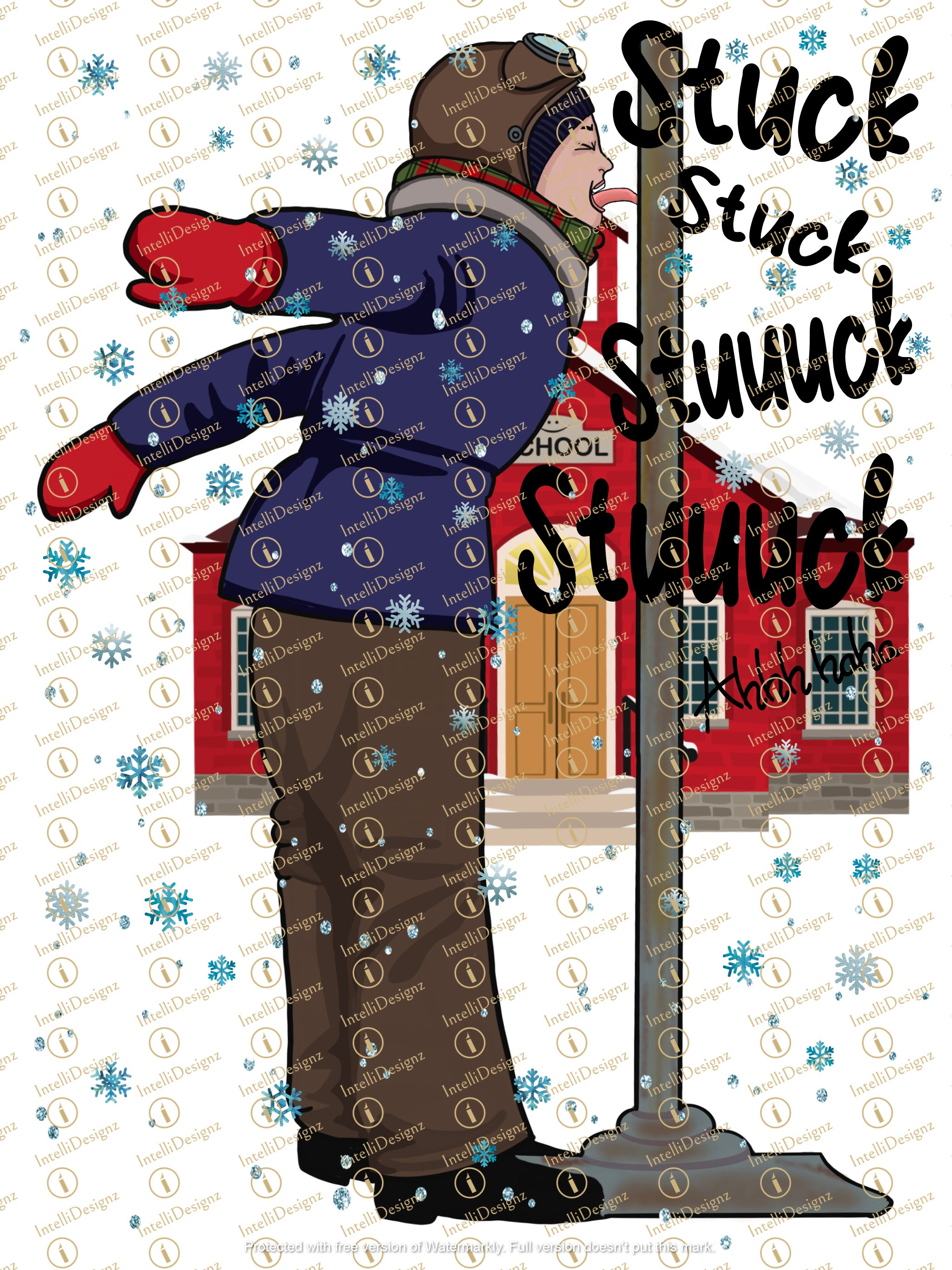 Christmas Story.holiday Tale Frozen Pole.triple Dog Dare.stuck for ...