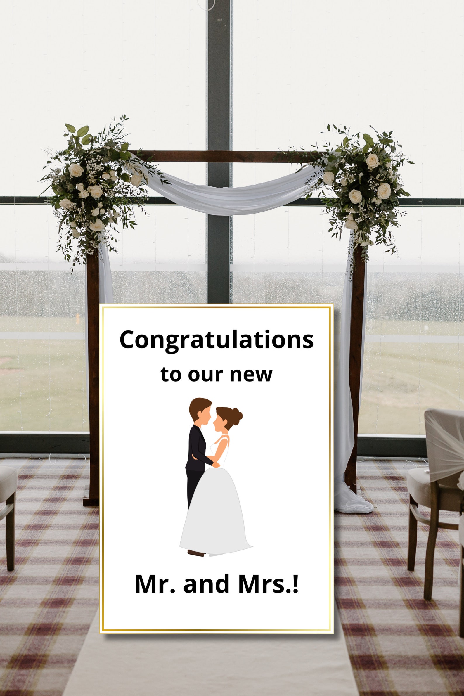 Congratulations Card for Newlyweds, Wedding Printable Card, New Mr. and ...