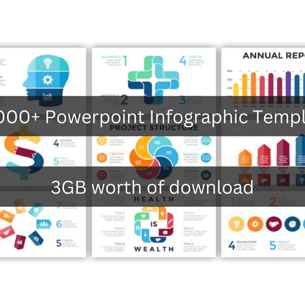 Powerpoint Infographic Templates - Etsy