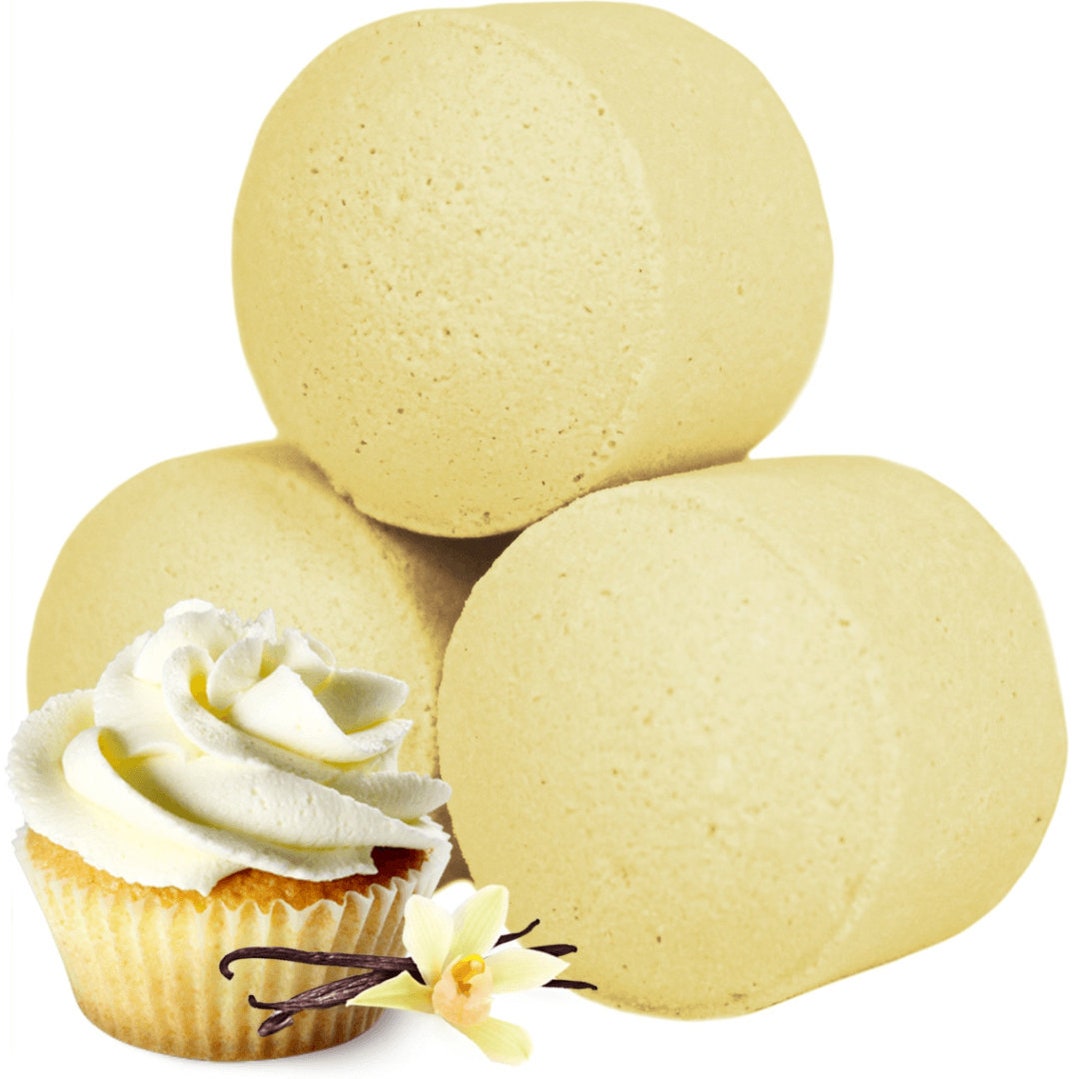 Vanilla Cup Cake Chill Pill Bath Bomb - Etsy