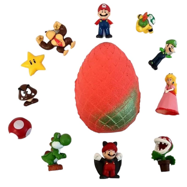 Mario Surprise Hidden Toy Bath Bomb - Etsy
