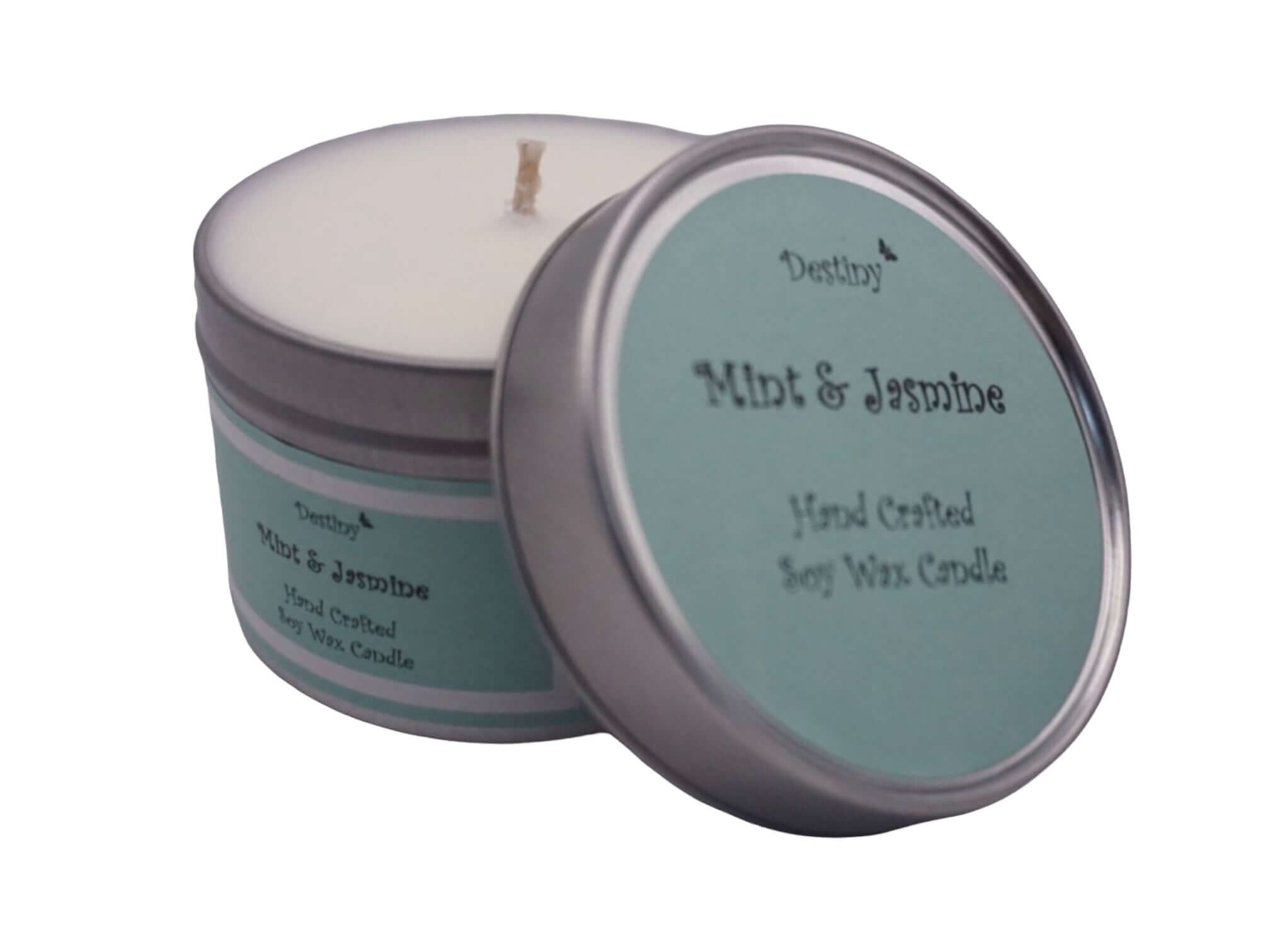 Mint and Jasmine Candle - Etsy