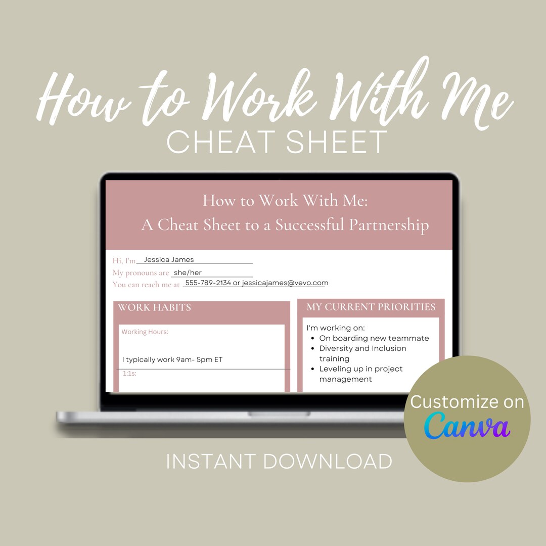 Digital Download, Employee Engagement, Get-to-know Me Template, Culture ...