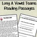Vowel Team Reading Passages | Long A | Phonics - Etsy