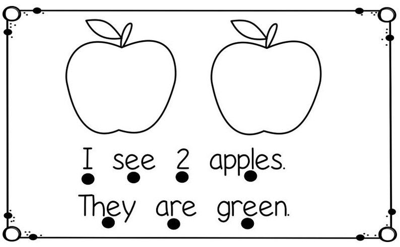 Fall Beginning Reader / Preschool / Kindergarten / Sight Words ...