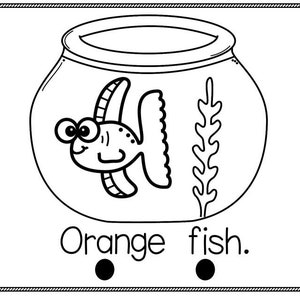 One Fish, Two Fish Emergent Reader - Etsy