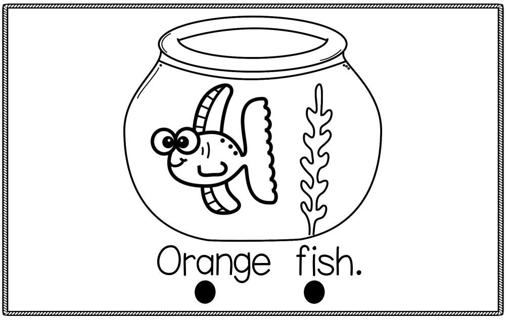 One Fish, Two Fish Emergent Reader - Etsy