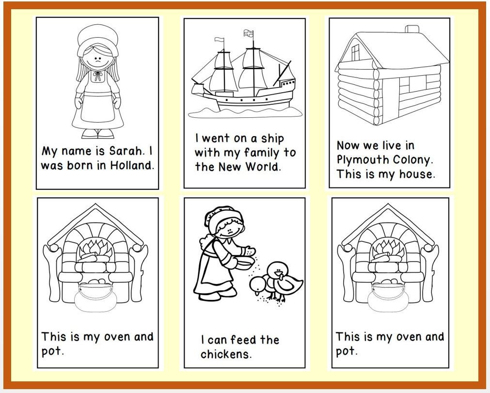 Thanksgiving / Pilgrims / Social Studies / Beginning Readers ...