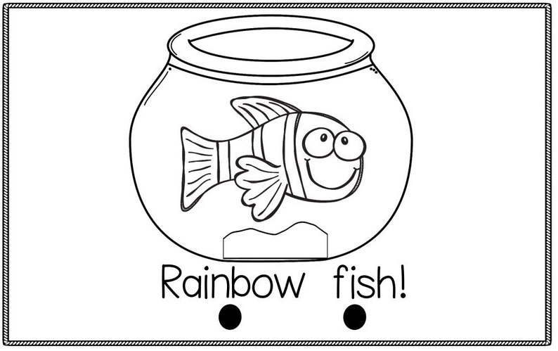 One Fish, Two Fish Emergent Reader - Etsy