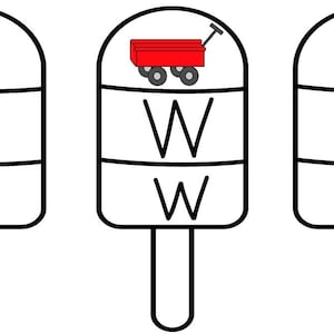 Popsicle Letter Sound Printable Match Game - Etsy