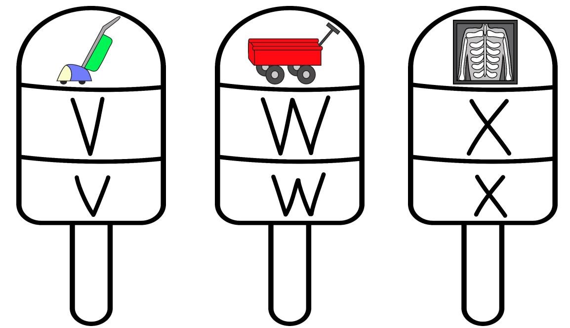 Popsicle Letter Sound Printable Match Game - Etsy