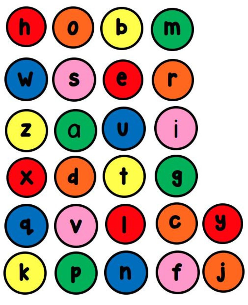Gumball Uppercase / Lowercase Letter Match Game - Etsy