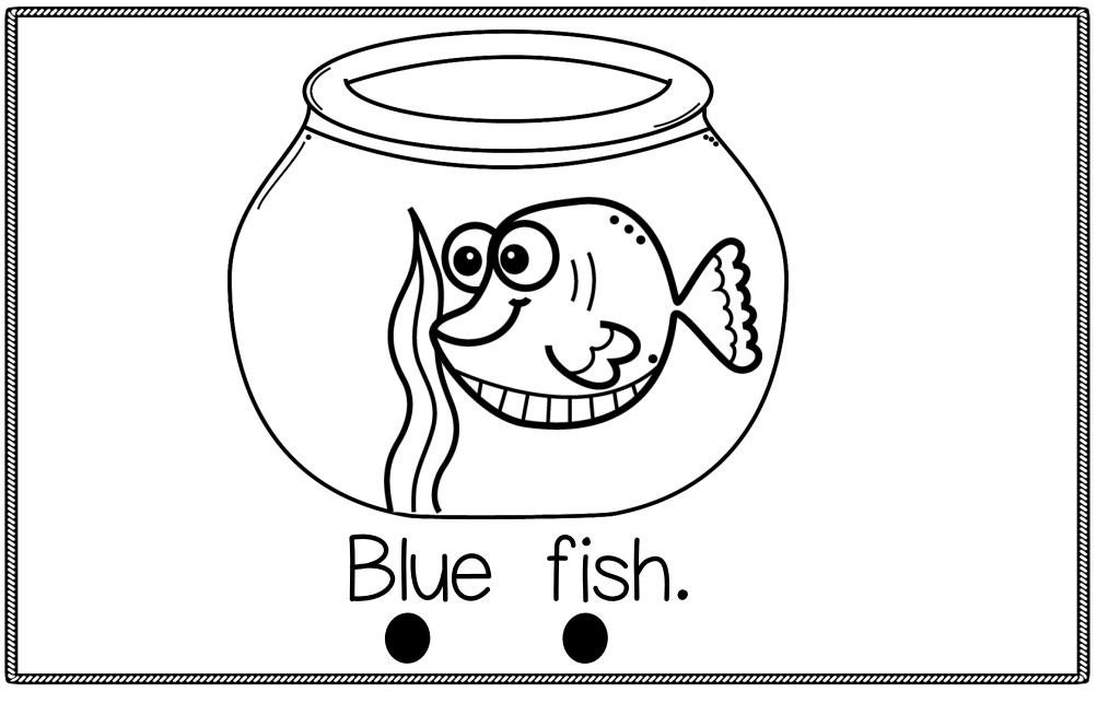 One Fish, Two Fish Emergent Reader - Etsy