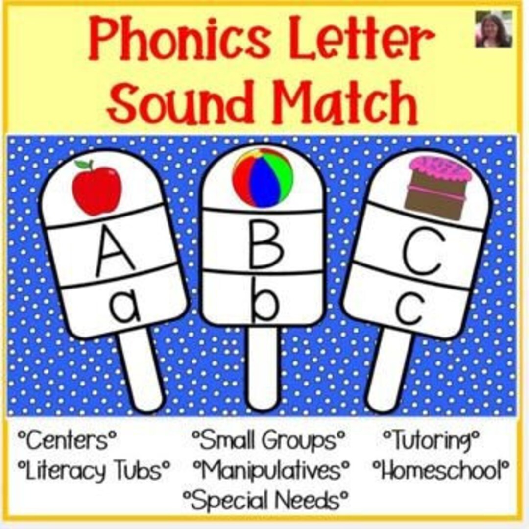 Popsicle Letter Sound Printable Match Game - Etsy