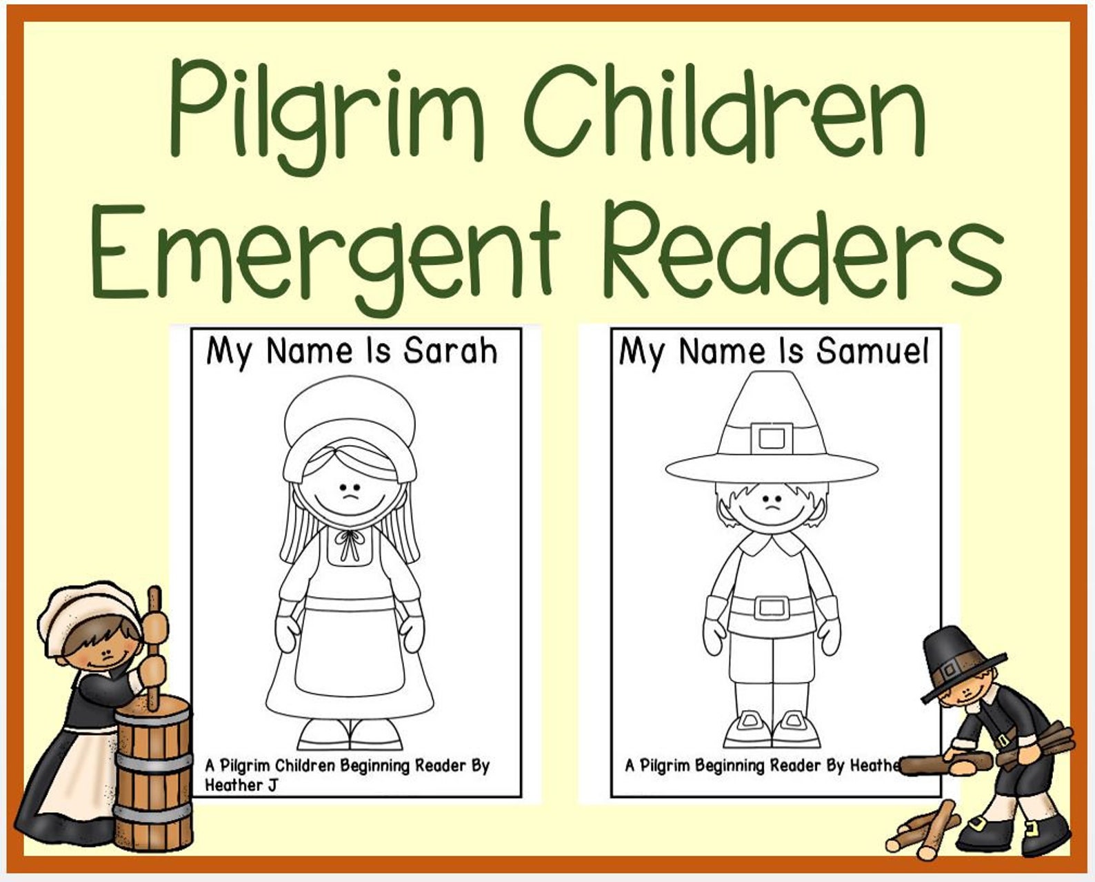 Thanksgiving / Pilgrims / Social Studies / Beginning Readers ...