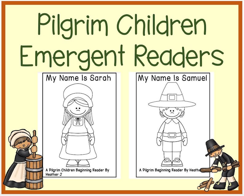 Thanksgiving / Pilgrims / Social Studies / Beginning Readers ...