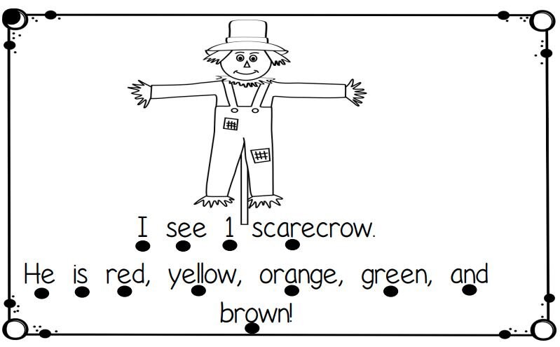 Fall Beginning Reader / Preschool / Kindergarten / Sight Words ...