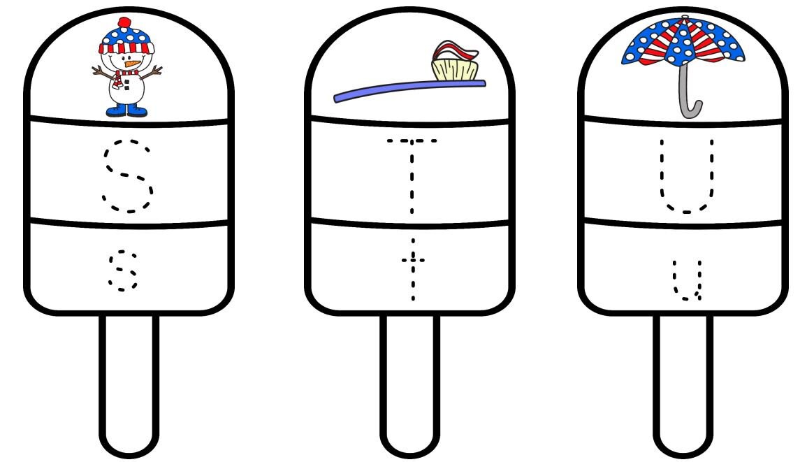 Popsicle Letter Sound Printable Match Game - Etsy