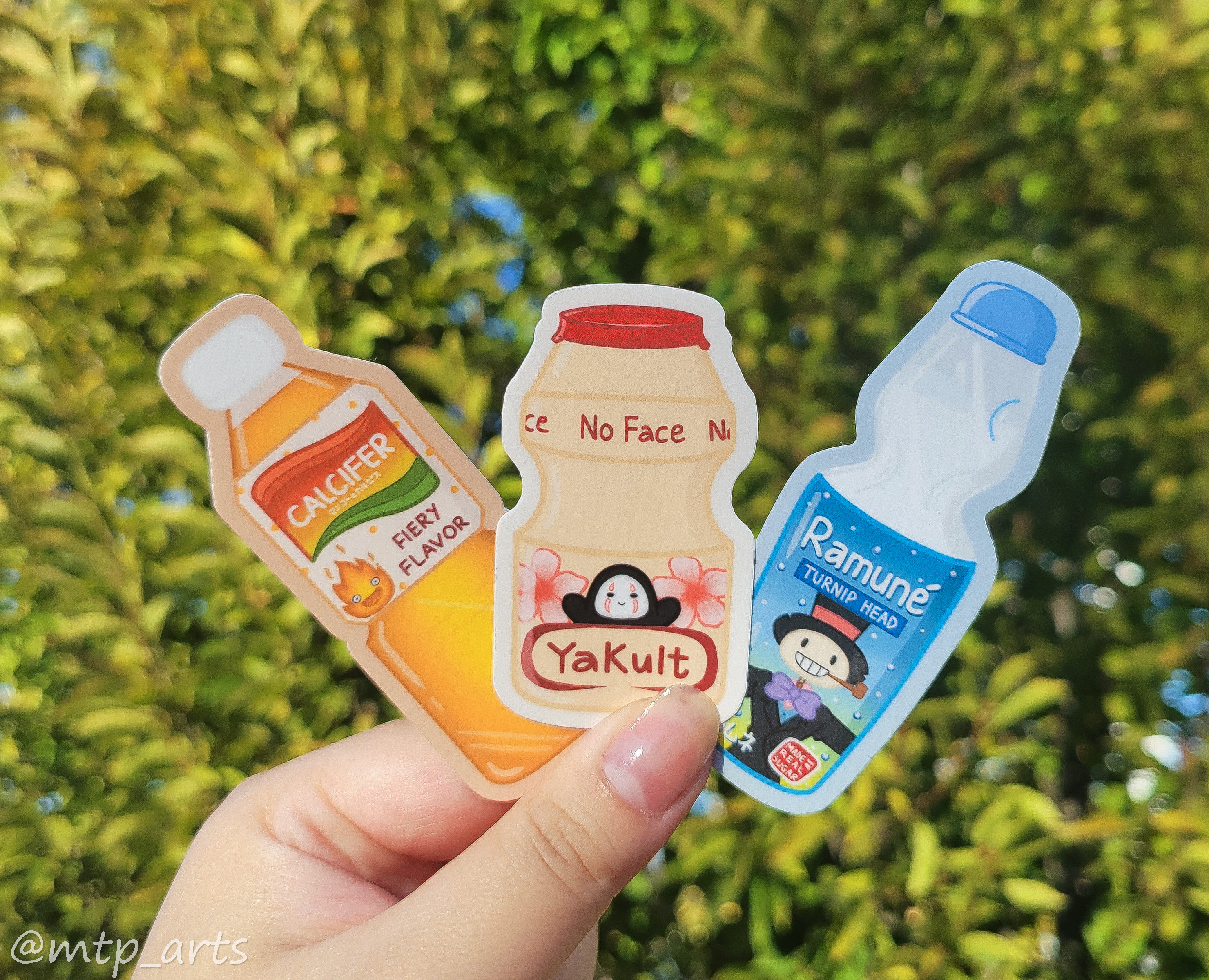 Ghibli-themed Japanese Drinks Stickers - Etsy