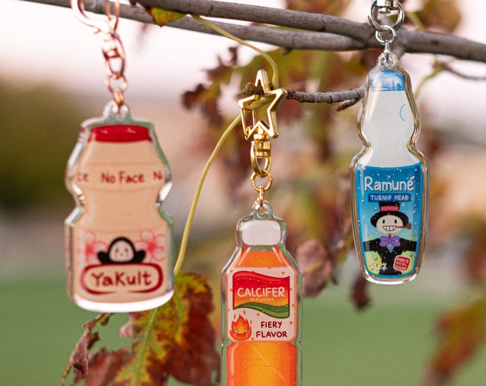 Japanese Gashapon Mini Food Trinket Beaded Keychains, Accessories, Cute ...