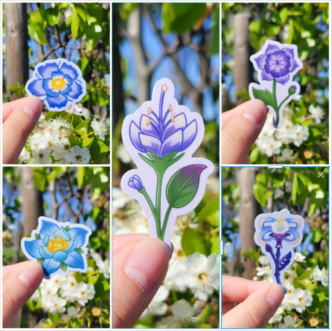 Sumeru Flowers Stickers - Etsy
